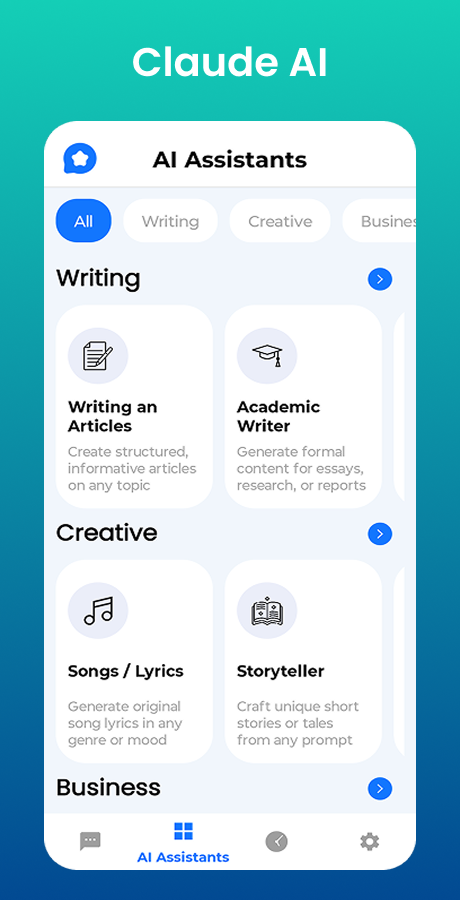 ChatAi Claude by dharmsofttech | CodeCanyon